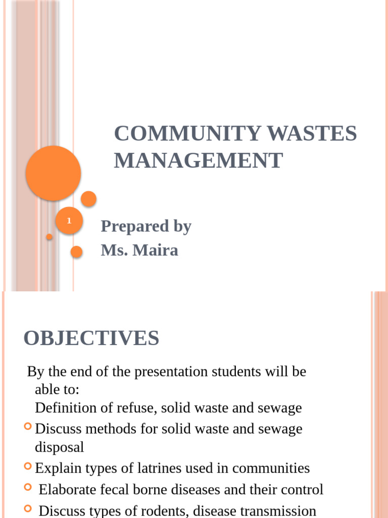 Community Waste Management | PDF | Waste | Waste Management