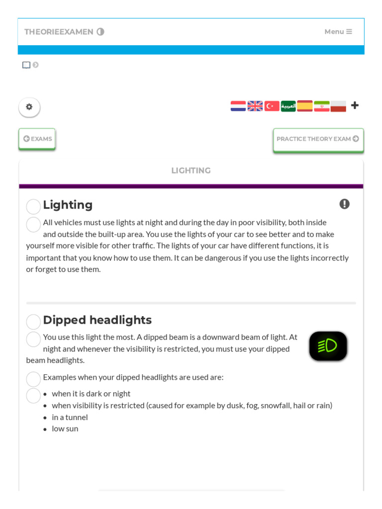 Lighting | PDF | Headlamp | Vehicle Technology