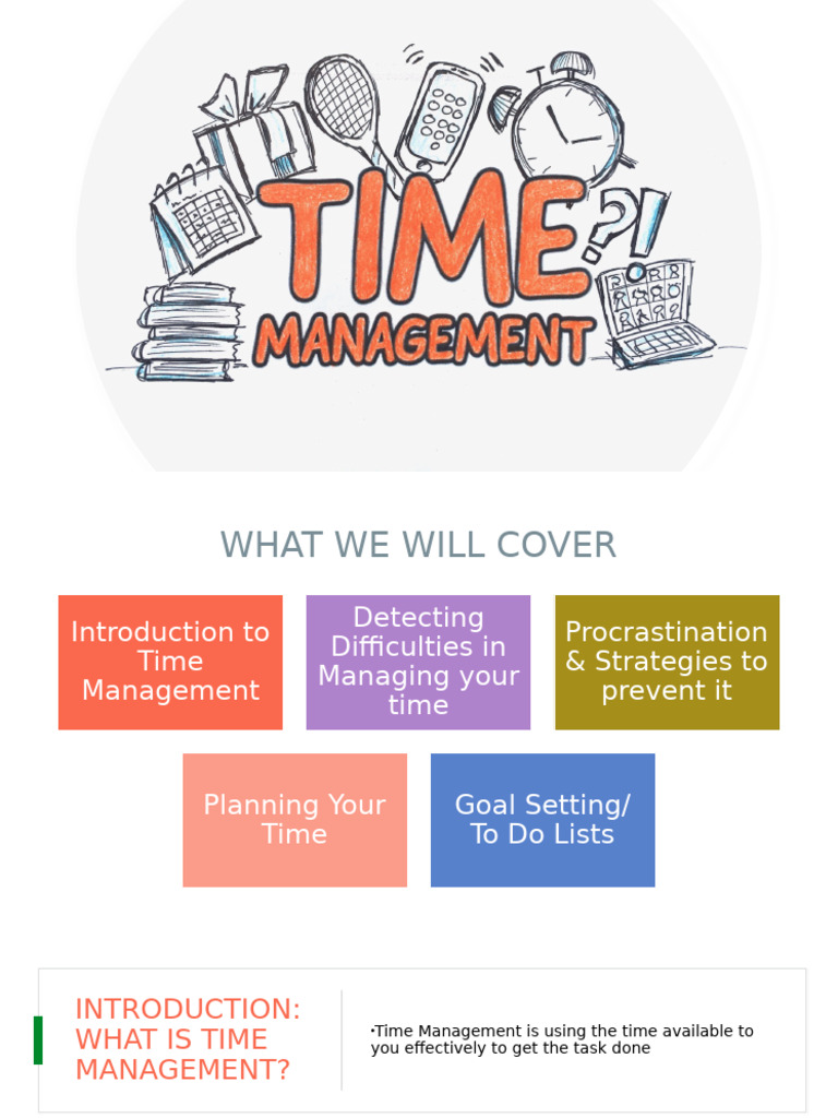 Time Management Powerpoint | PDF | Time Management | Professional Skills