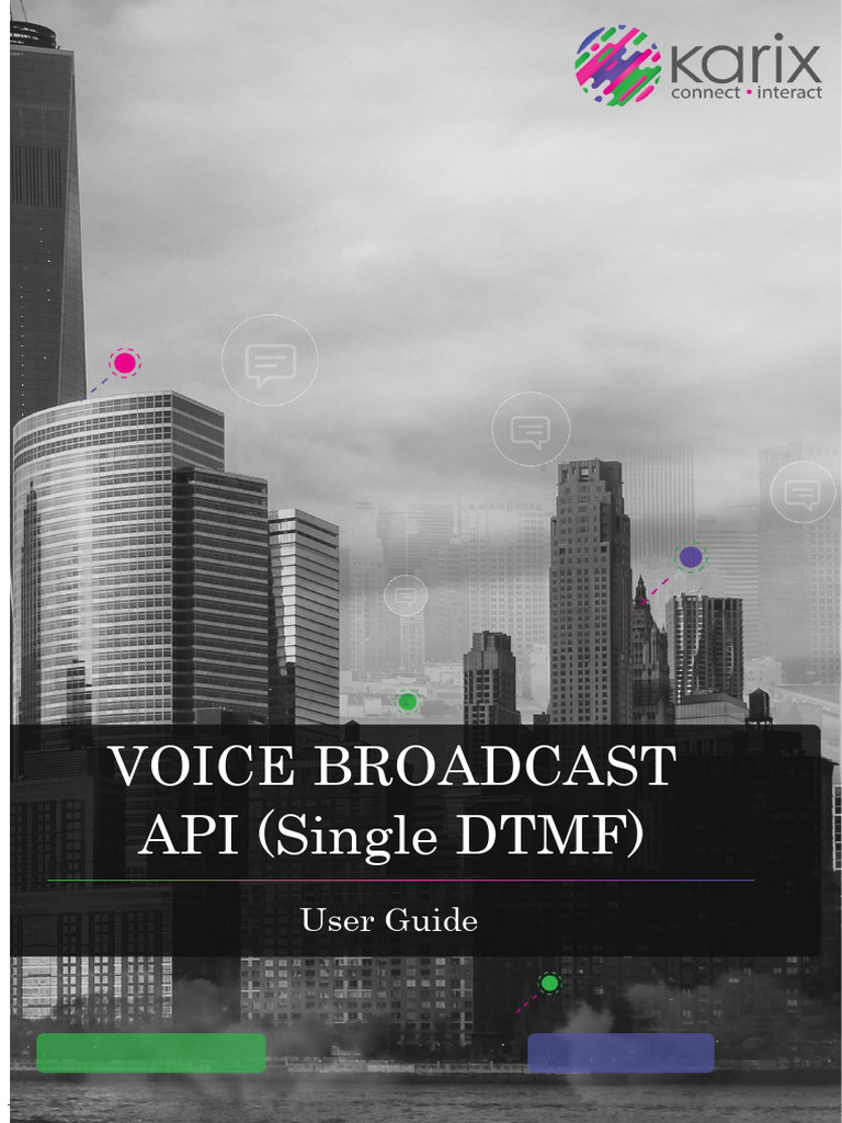 Karix Bulk Voice Broadcast API Guide | PDF | Parameter (Computer Programming) | Php
