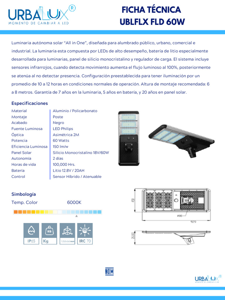 Ublflx FLD 60W | PDF