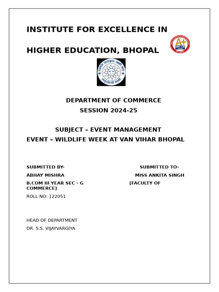 Institute For Excellence in Higher Education | PDF