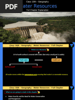Class 10 Geography Water Resources Notes | PDF