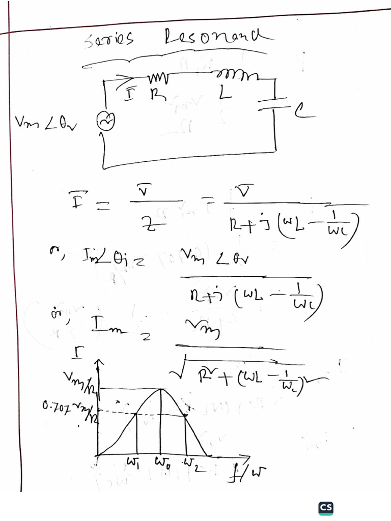 Series RLC Circuit | PDF