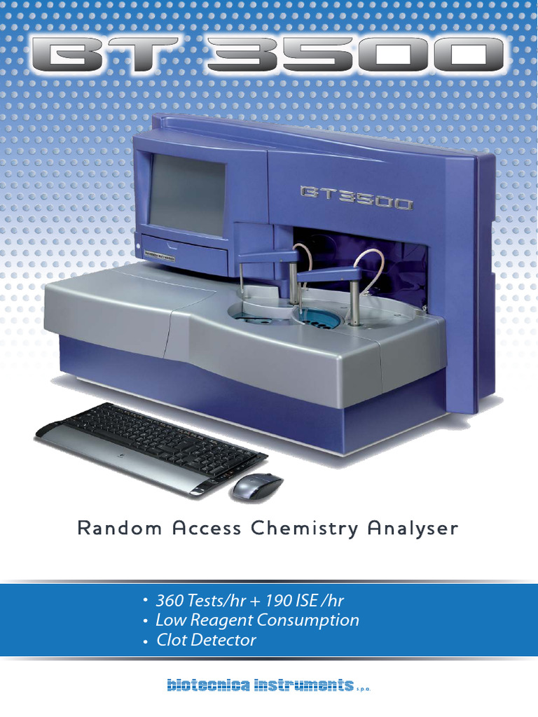 BT3500 Clot Detector Specifications | PDF