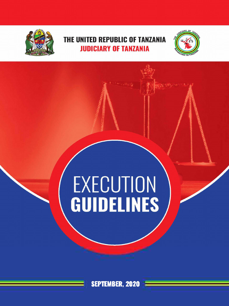 Execution Guidelines 2020 Pdf Judgment Law Asset Forfeiture