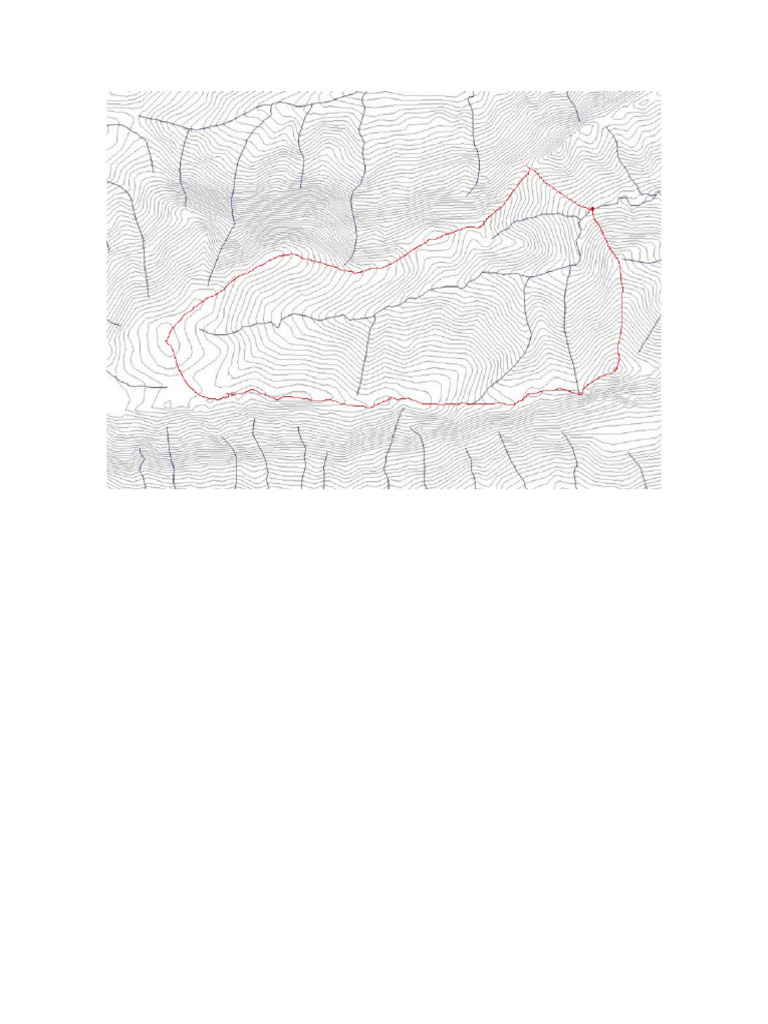 5) Trazo de Parteaguas de La Cuenca | PDF