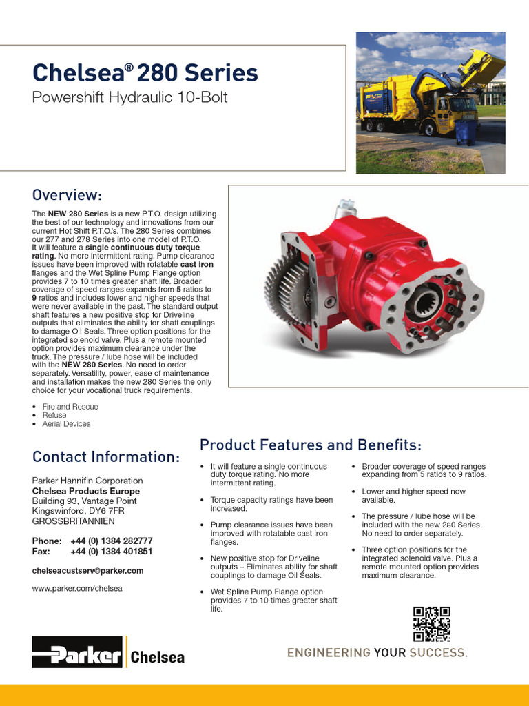 HY25-0180-B1 - UK - Final 280 Series - 12.16.13 | PDF | Horsepower | Pump