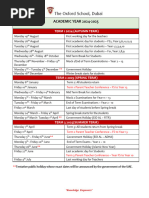 2026 Trimester Academic Calendar | PDF | Academic Term | Observances