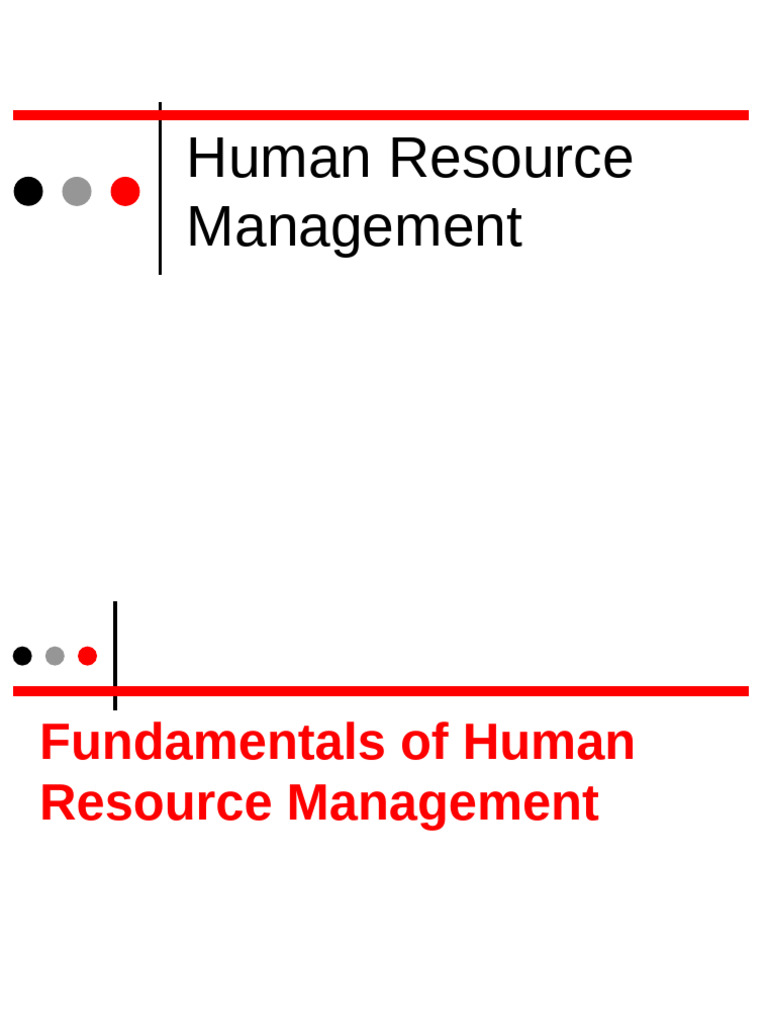Human Resource Management Essentials | PDF | Human Resource Management ...