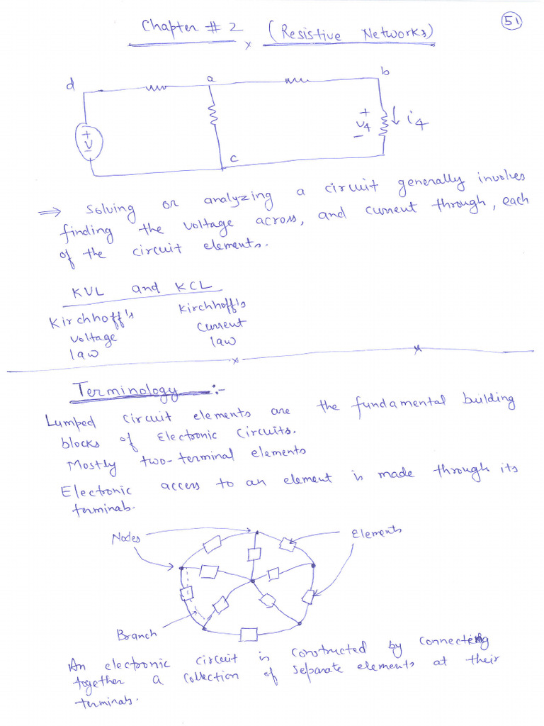 KVL KCL Derivation and Problems | PDF