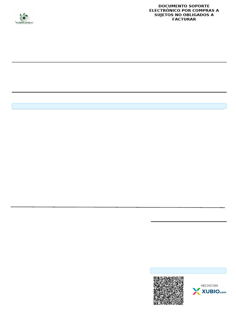 Documento Soporte #DSE-1 | PDF