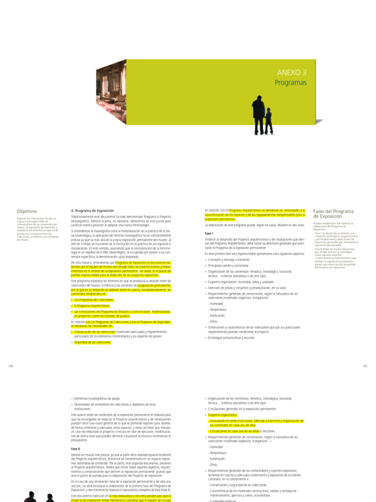 Plan museológico - programas | PDF | Museo | Museología