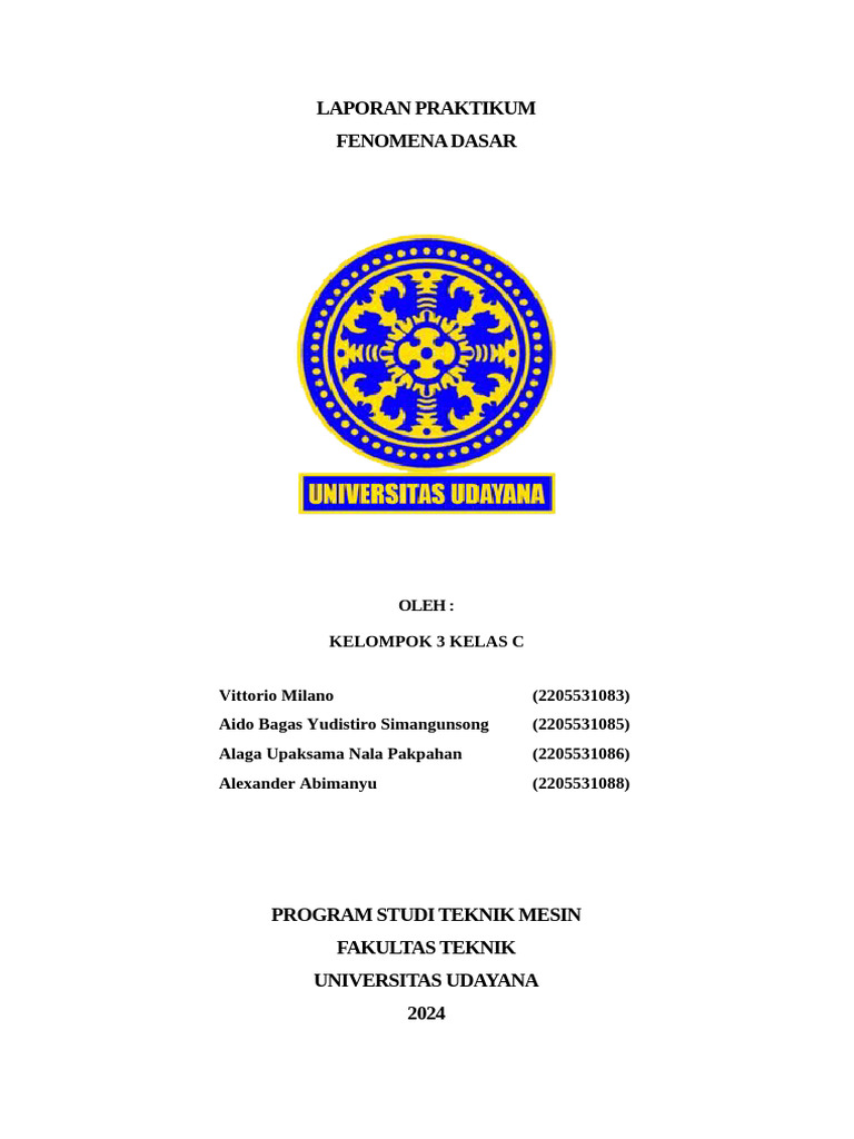 Last Revisi Laporan Prak. Fenomena Dasar (C) KLP. 3 | PDF