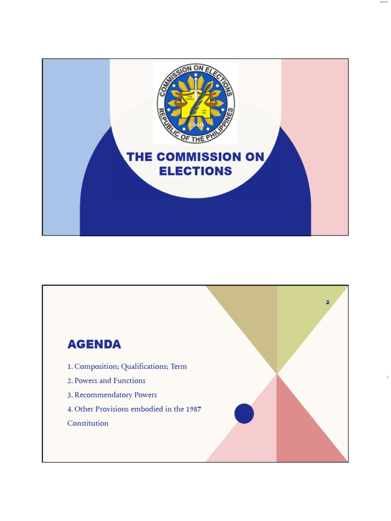 COMELEC reporting | PDF | Commission On Elections (Philippines) | Elections