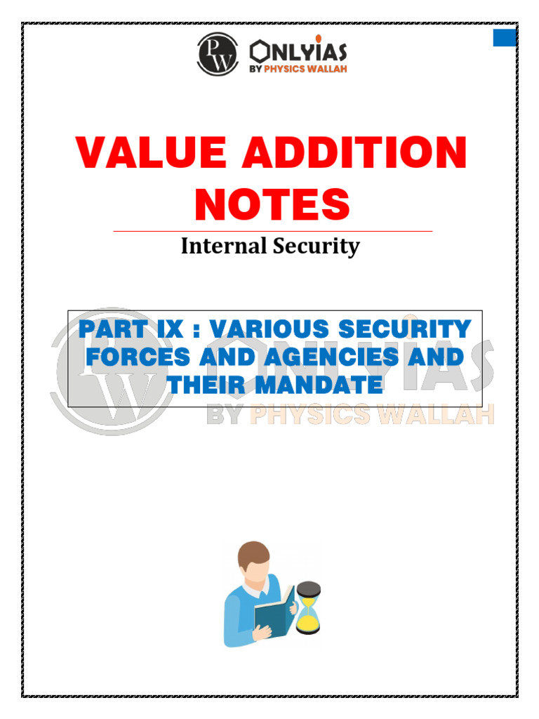 Value Addition Notes - PDF Only | PDF | Coast Guard | Government