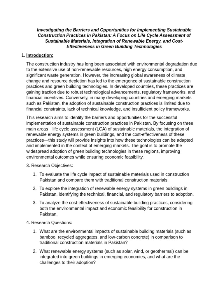 Barriers To Implementatuion of Sustainable Practices | PDF | Green ...