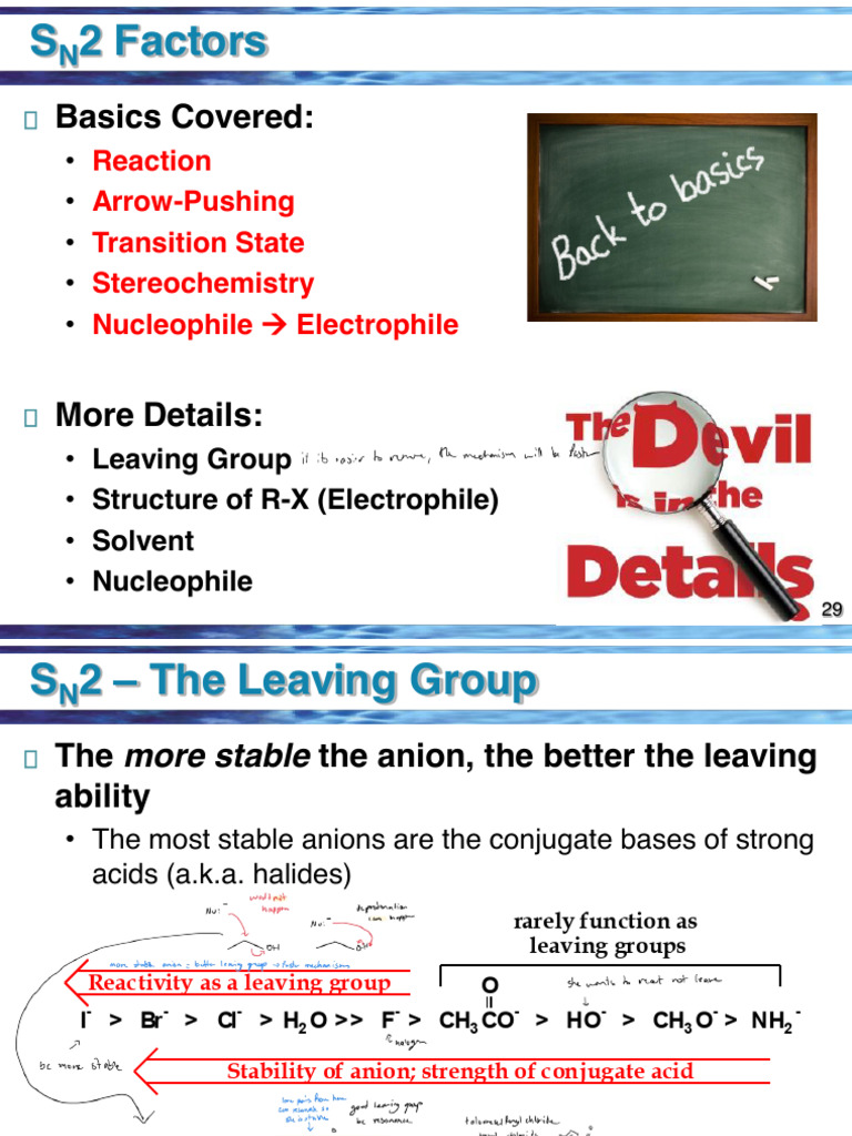 SN2 Reaction Mechanism and Factors | PDF | Physical Chemistry | Molecules