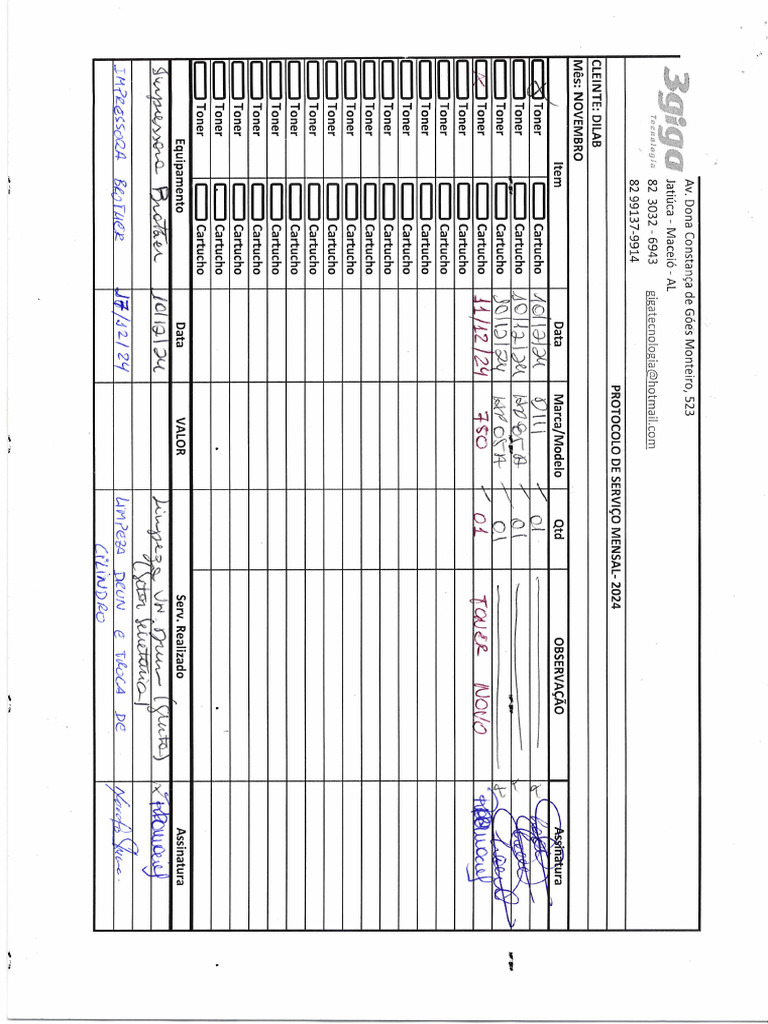 Protocolo Dilab - 0001 | PDF