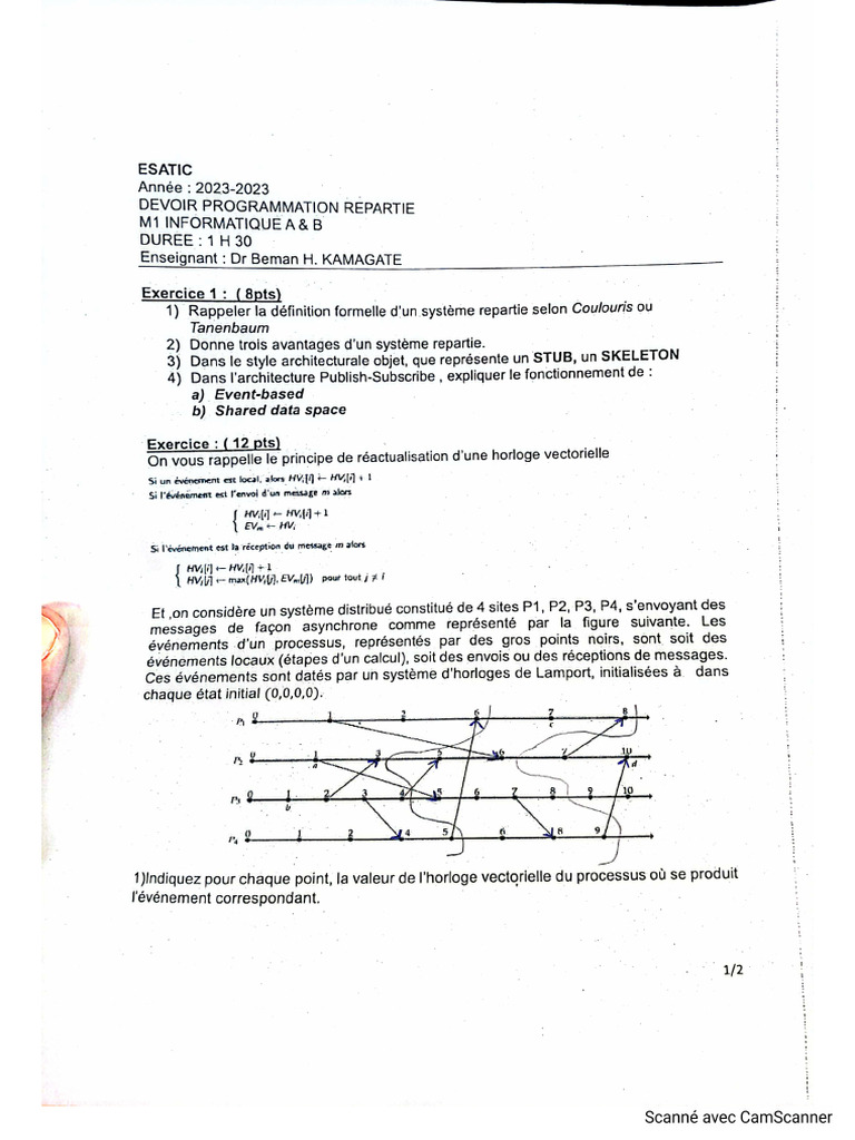 Devoir Programmation Repartie | PDF