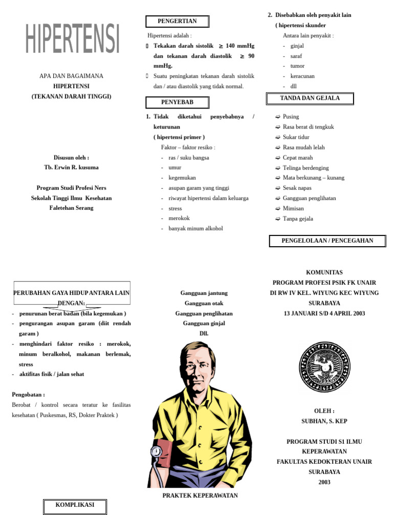 Leaflet HIPERTENSI | PDF