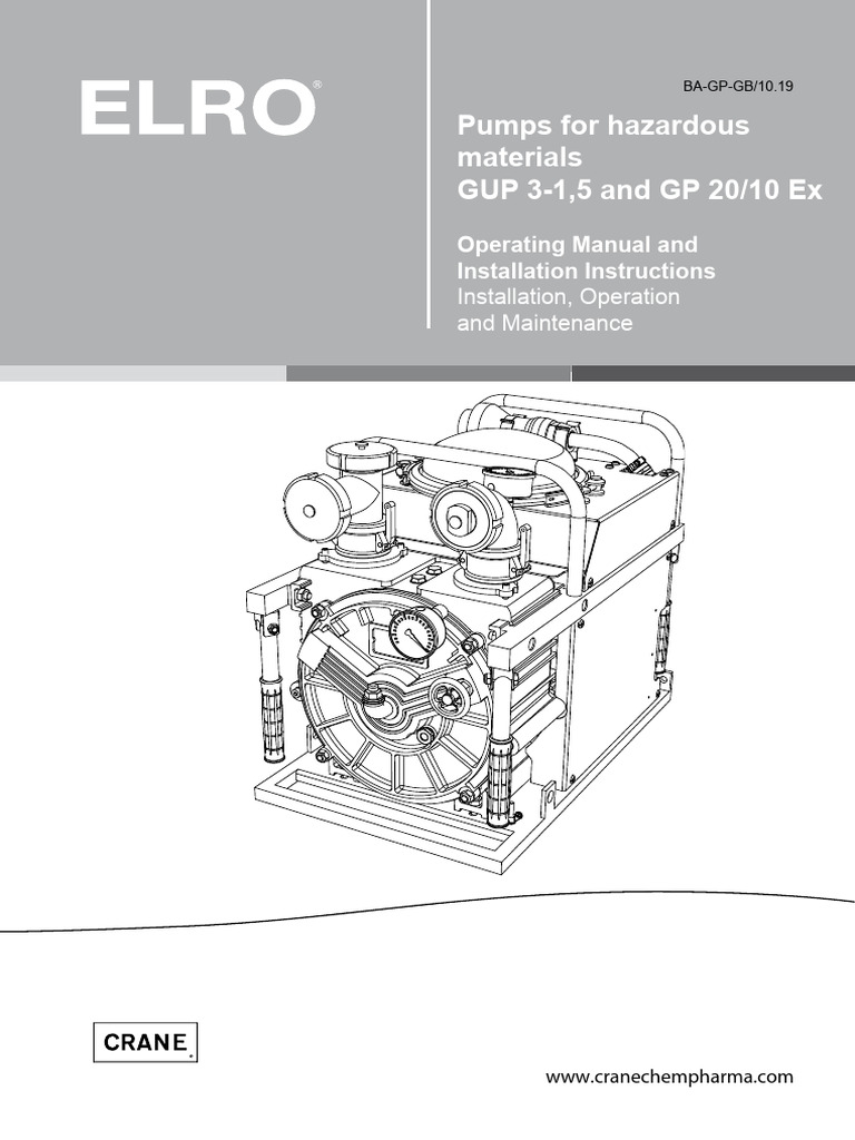Ba Elro Gup GP GB 10-2019-1 | PDF | Pump | Safety