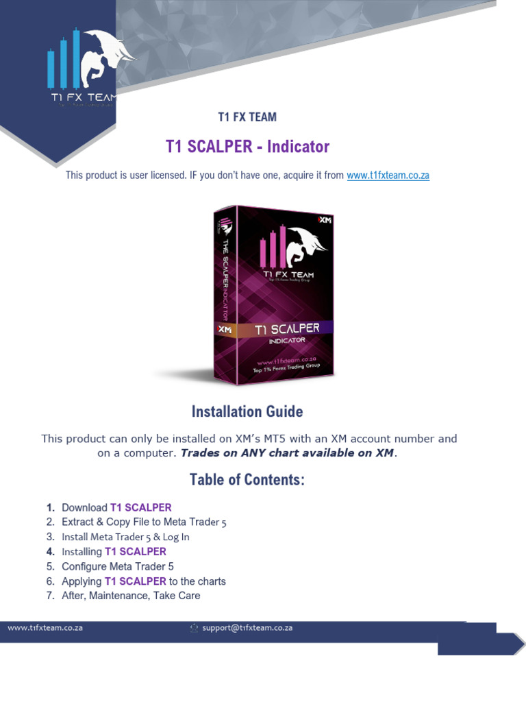 T1 - Install Guide - T1 SCALPER | PDF | Computer File | Zip (File Format)