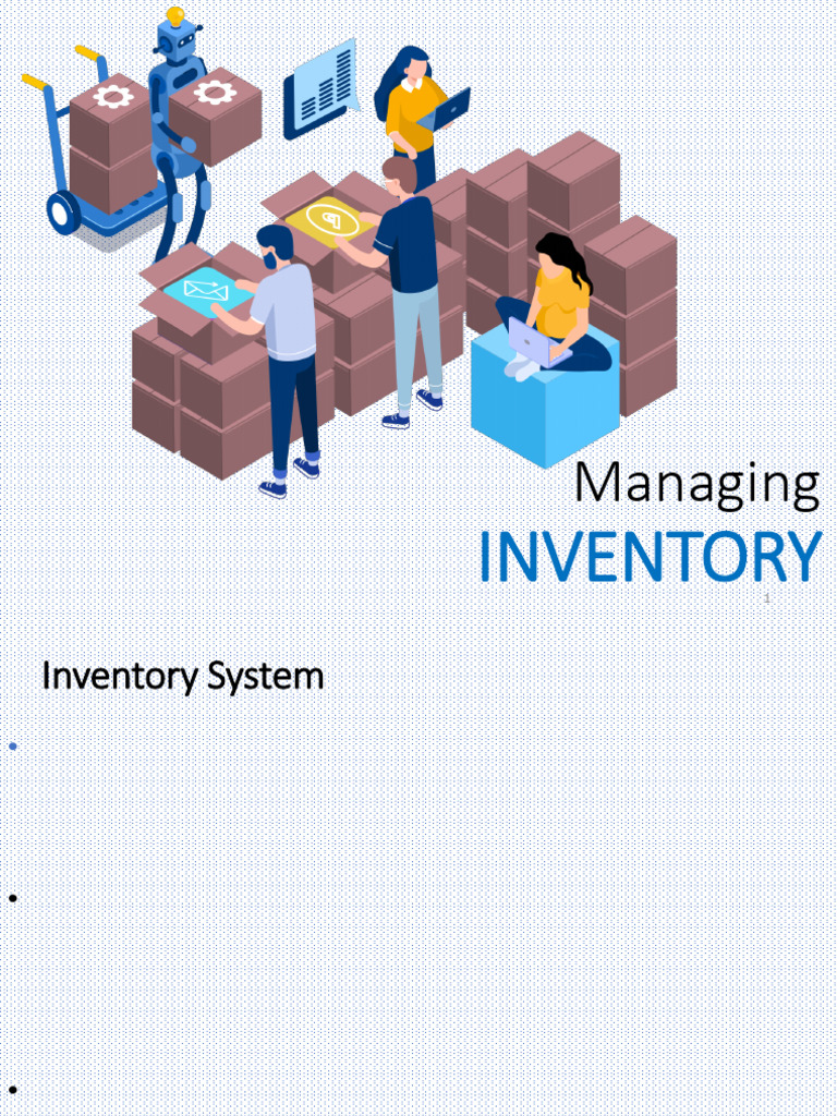 Inventory Management | PDF | Inventory | Production And Manufacturing