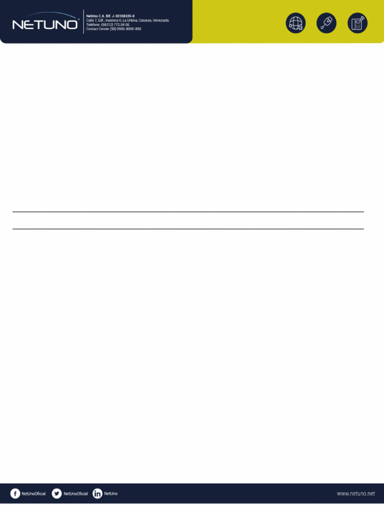 Factura NetUno: Detalles y Pago 2023 | PDF