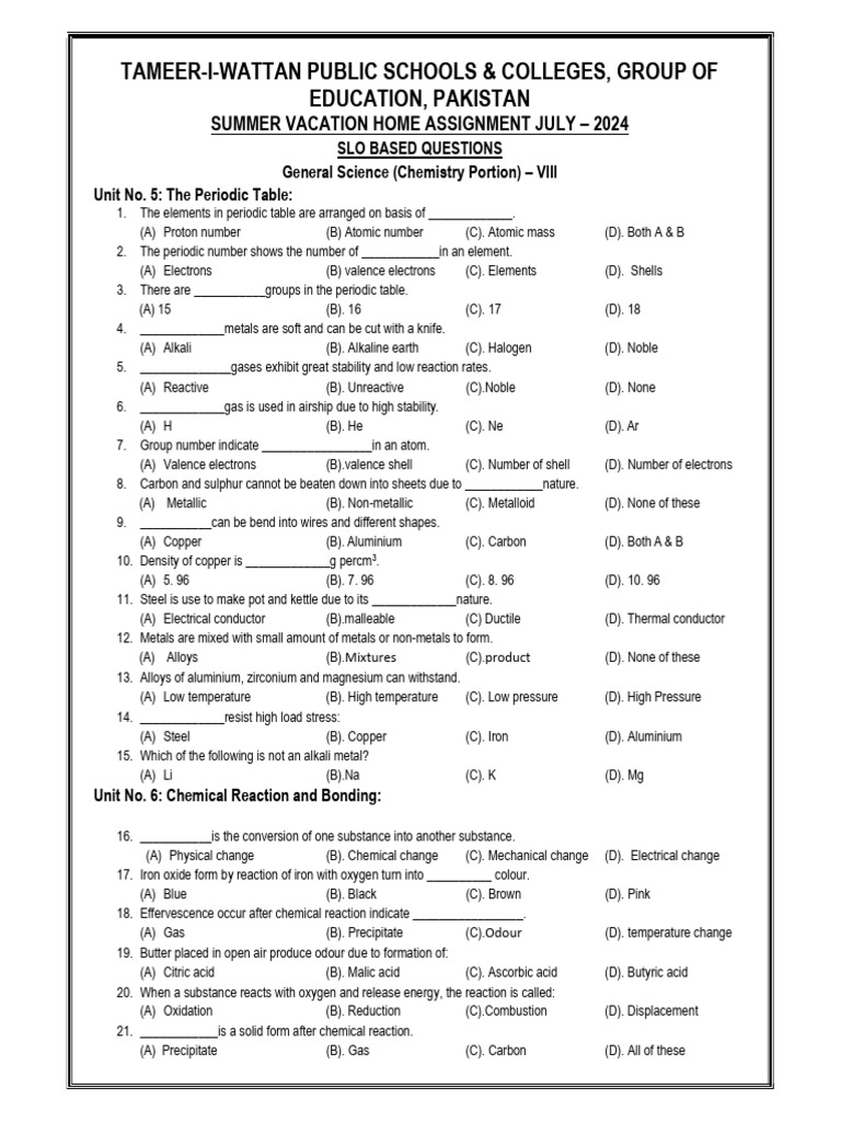 8.8th-G.Science-Summer Vacation Task | PDF | Mitosis | Mirror