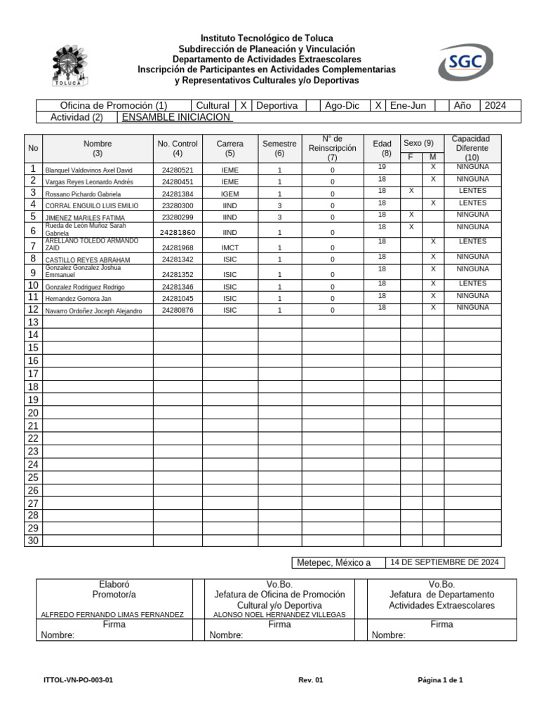 ITTOL-VN-PO-003-01 - Reg - Part - Act - Culturales - y - Deportivas ...