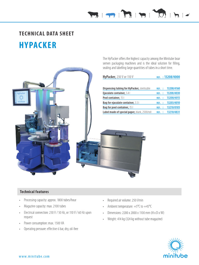 Technical Data Sheet HyPacker - en - 181008 | PDF | Equipment ...