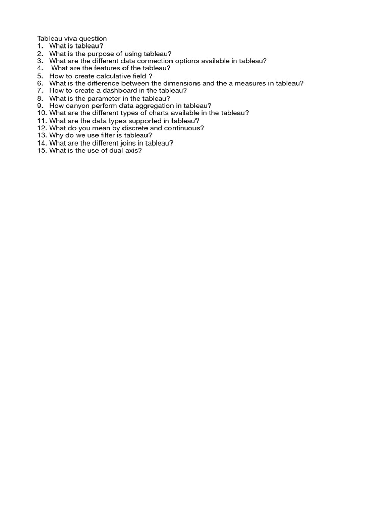 Dv Tableau Question Bank Pdf 3302