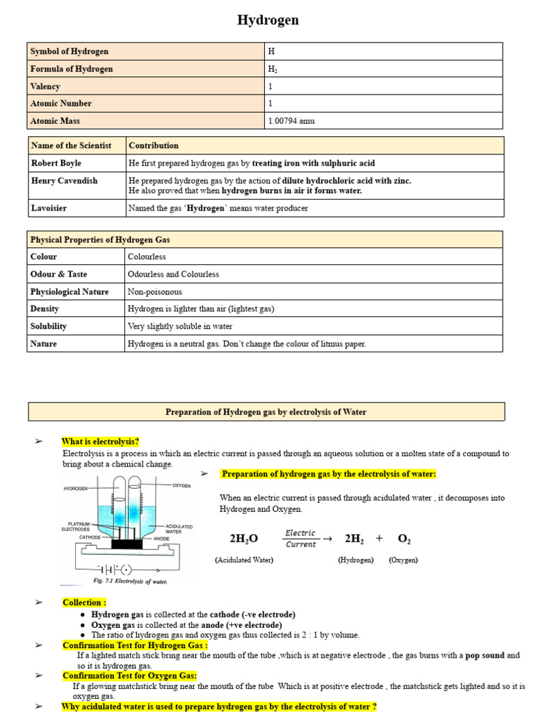 Hydrogen | PDF | Hydrogen | Magnesium