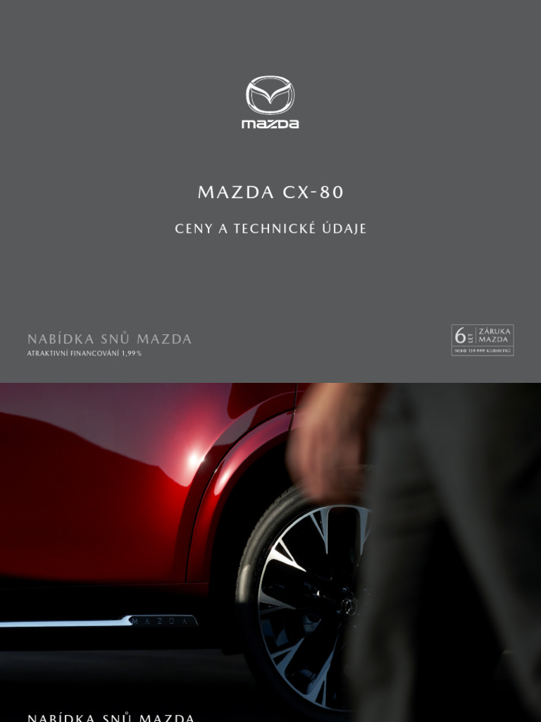 Mazda cx80 Action Pricelist 2024-10 CZ | PDF