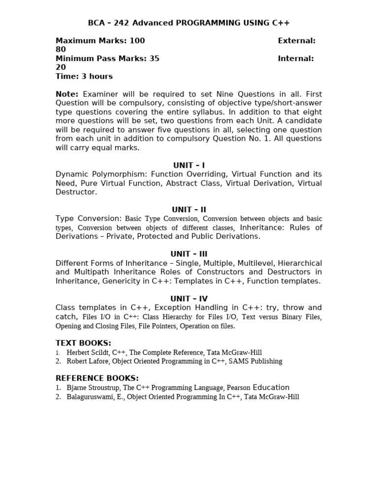 adv c++ | PDF