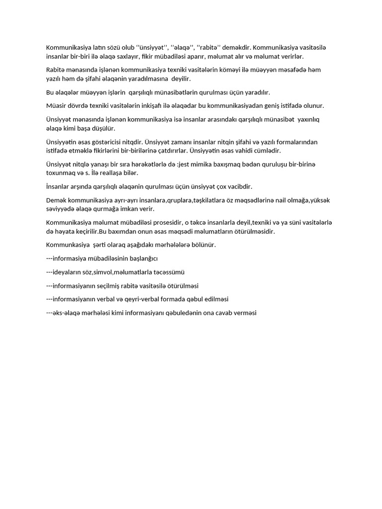 Azərbaycan Dili Sual-4 | PDF