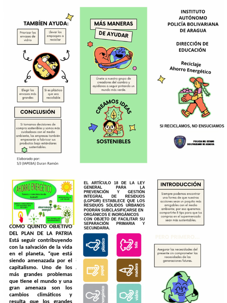 Triptico Ahorro Energetico | PDF