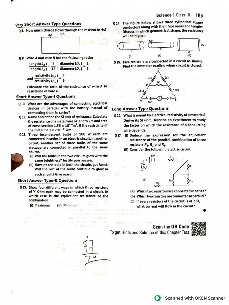 Pyq 11 Cbse 10 Physics | PDF