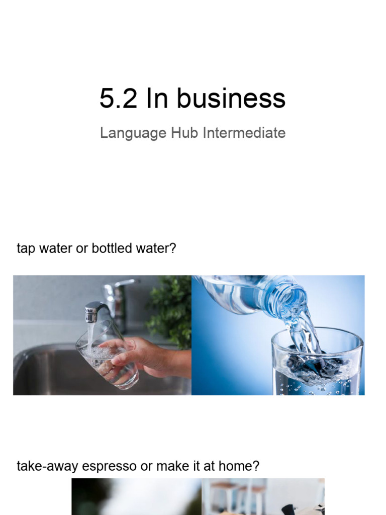 Language Hub Intermediate 5.2 in Business | PDF