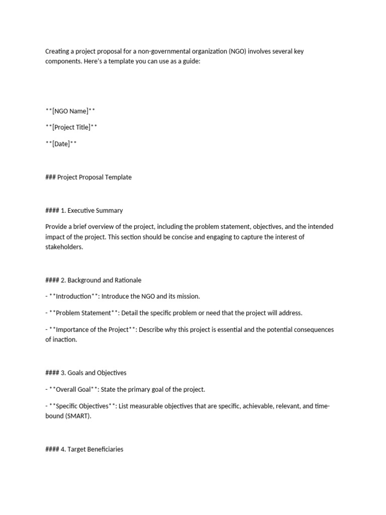 Ngo Proposal Ndag-Wps Office | PDF | Non Governmental Organization ...
