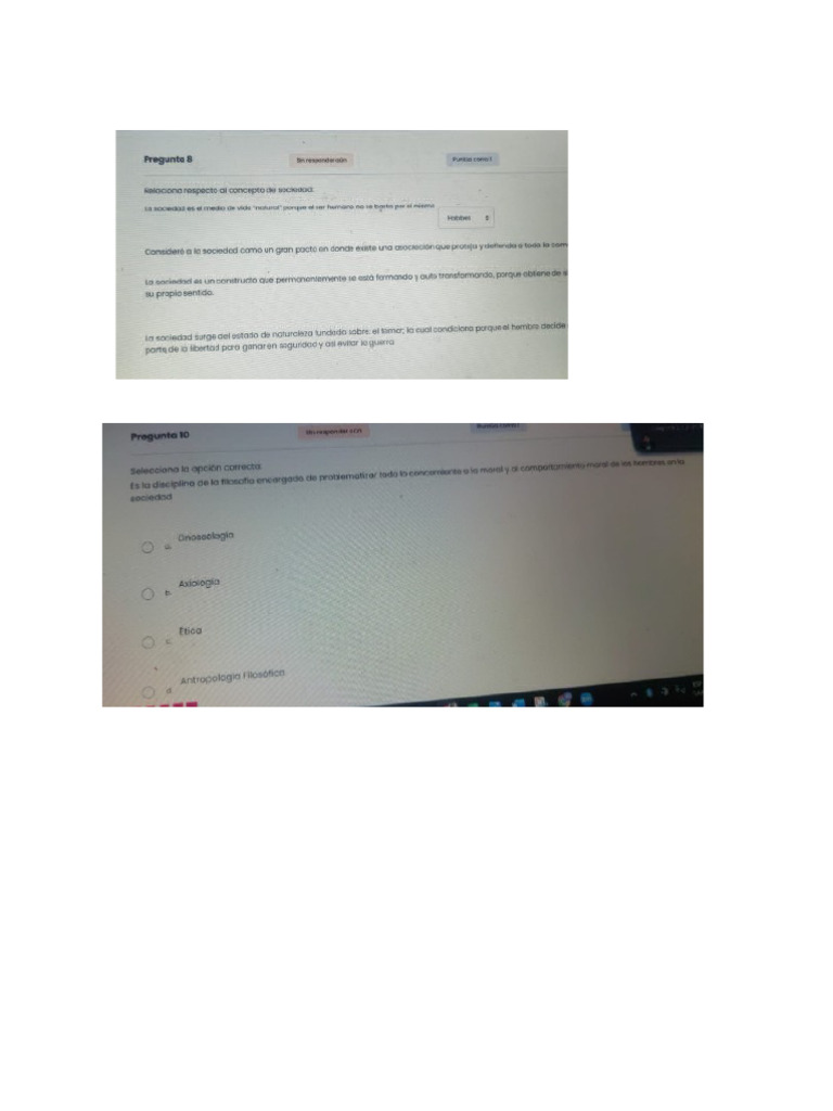 Examen de Filo 1 Segunda Unidad | PDF