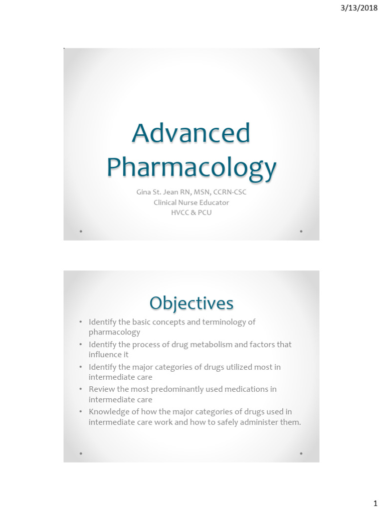 St. Jean - Advanced Pharmacology For Nursing | PDF | Adrenal Gland ...