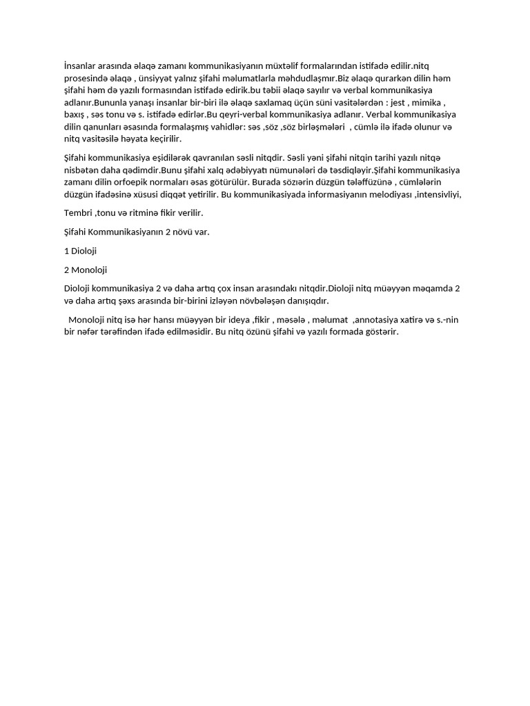 Azərbaycan Dili Sual-5 | PDF