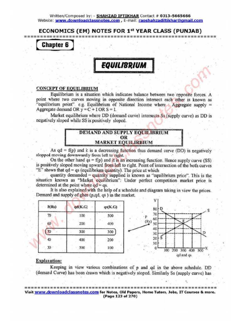 Unit 06 Equilibrium | PDF