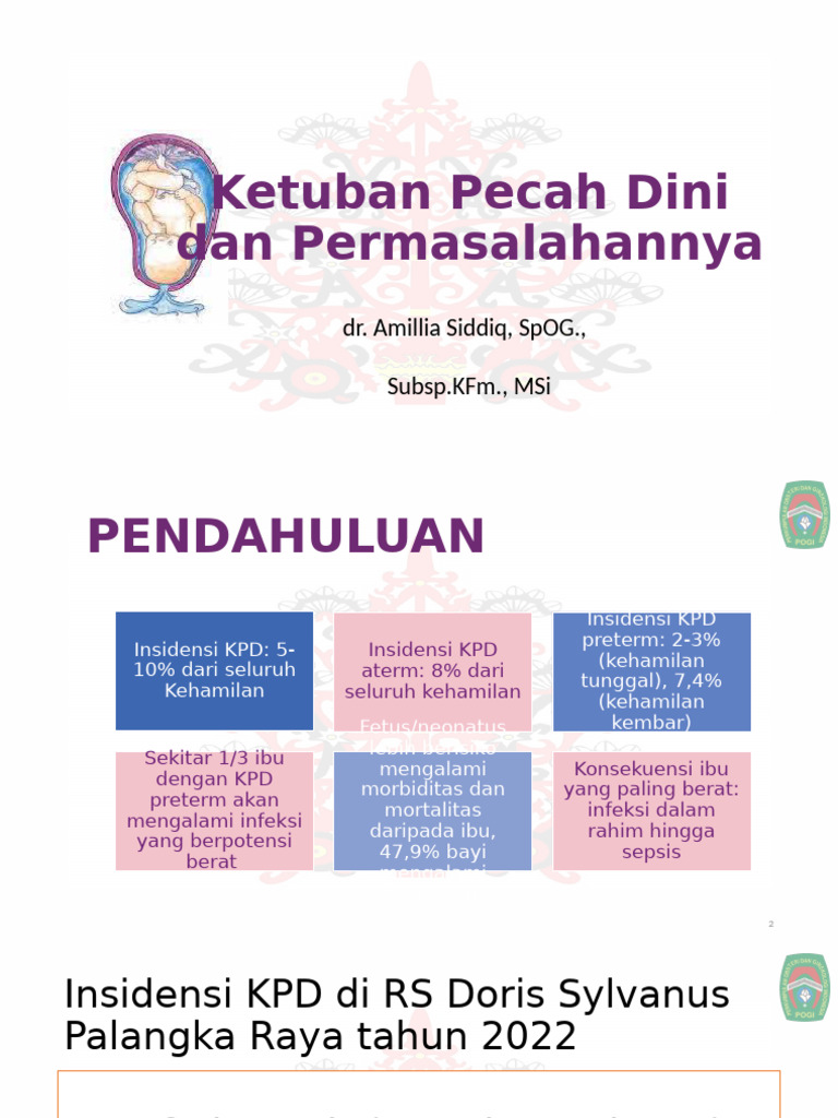 Ketuban Pecah Dini Dan Permasalahannya Edit | PDF