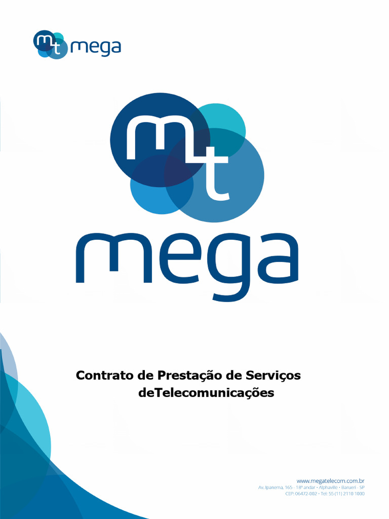 Contrato Prestacao de Servicco MEGATELECOM 2021 | PDF | Rede de computadores | Impostos