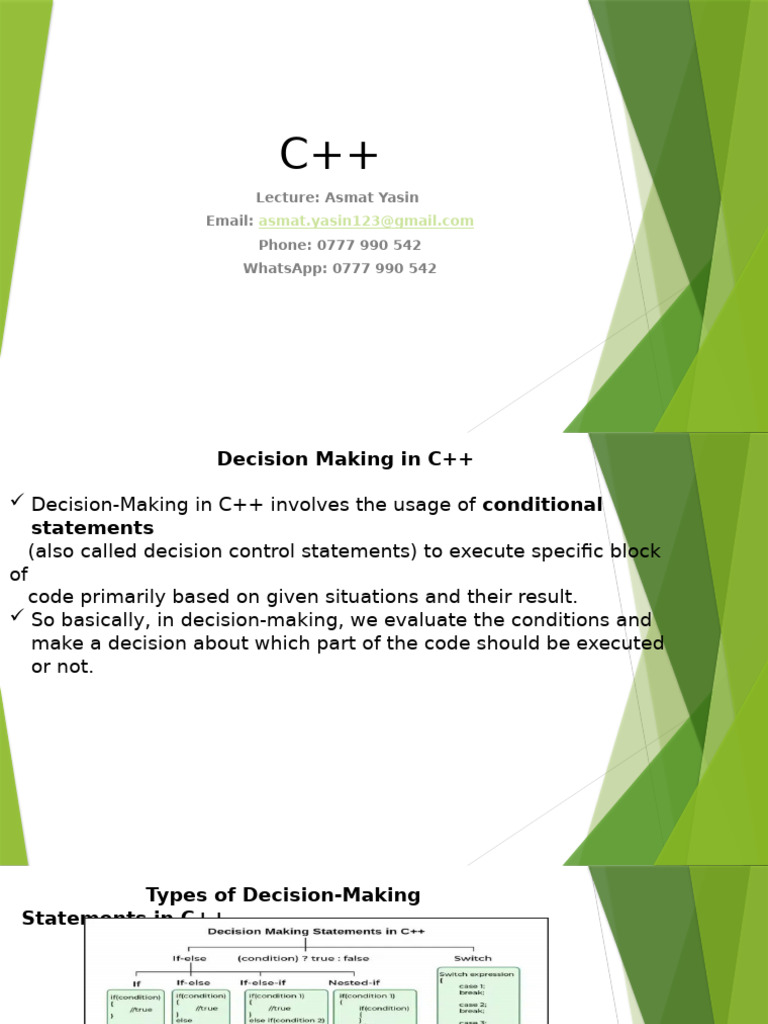Presentation 6 | PDF | Namespace | C++