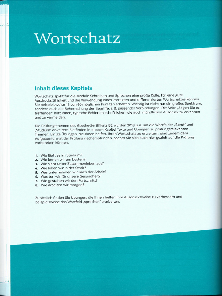 Wortschatz | PDF