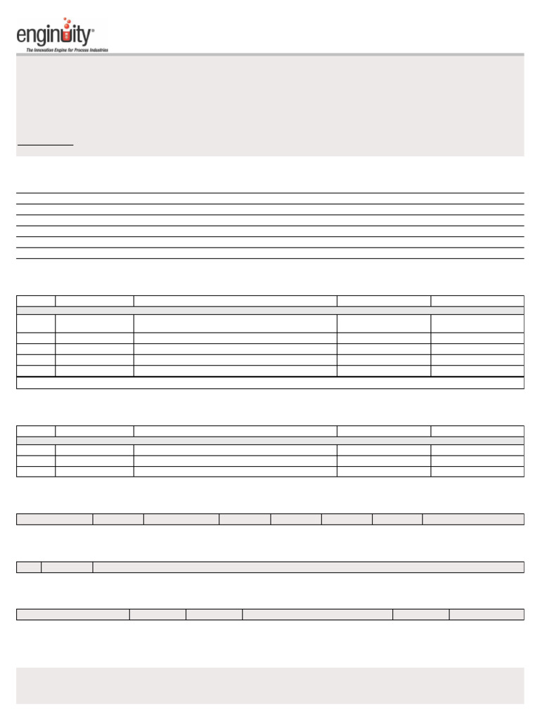 Standard Formula Data Sheet Overview | PDF